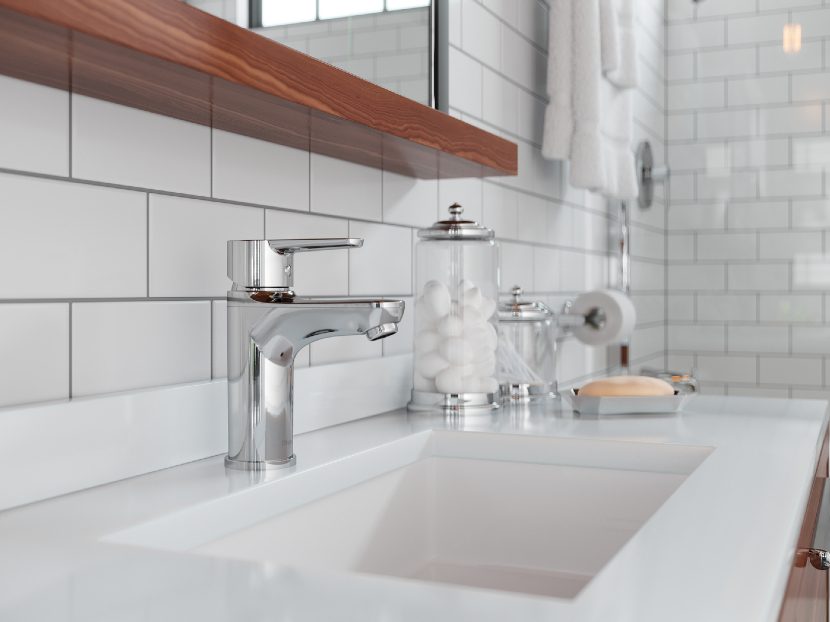 Pfister Faucets Pfirst Modern Single Control Bathroom Faucet | phcppros